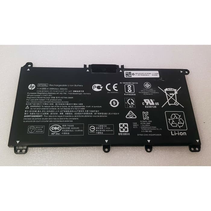 Jual Baterai Original HP 14-CE0014TU 14-CE0000 HT03XL 15-CS HT03 HT03XL ...