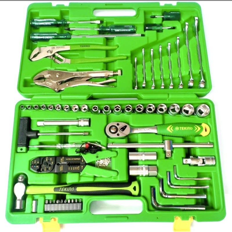 Jual Tekiro Mechanic Tool Set 100 Pcs Tool Ring Pas Set Tang Buaya ...