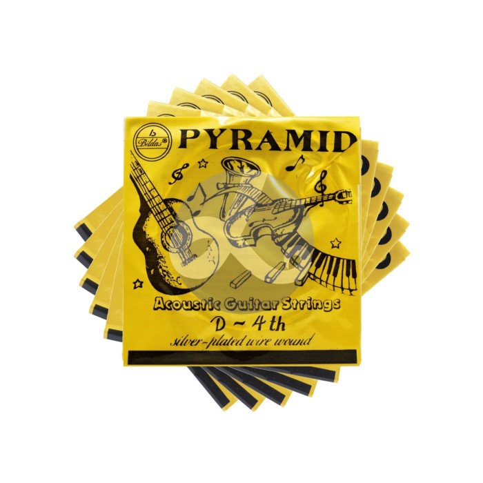 Jual Alat Musik Gitar Senar Gitar Senar Pyramid Coklat 4 D Shopee Indonesia