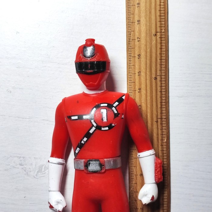 Jual shs 17 cm super sentai toqger train ranger red action figure ...