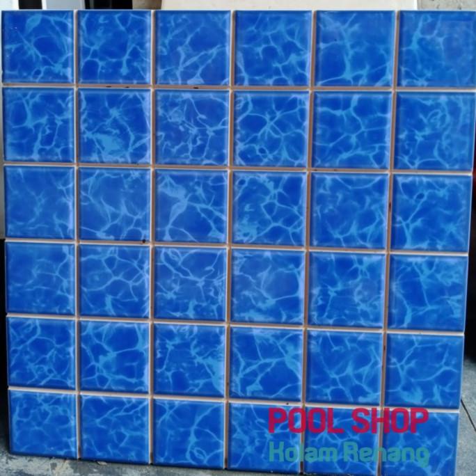 Jual Keramik Roman 30X30 Pwa33716 Kw 1 Motif Mosaic - Keramik Kolam ...