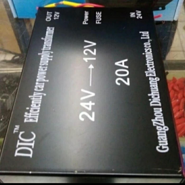 Jual [New] Step Down 20A Merek Dic Input Dc 24V Output Dc 12V Limited ...