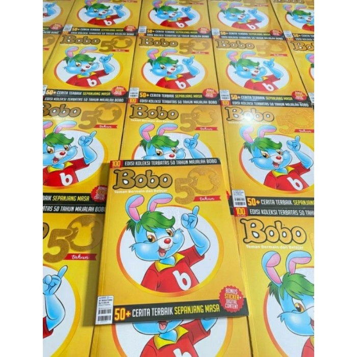 Jual Majalah BOBO Edisi 50 Tahun Limited Edition | Shopee Indonesia