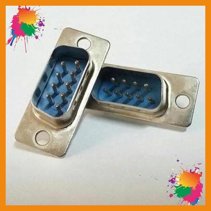 Jual soket socket vga 9 pin male female 9p db9 [raj] | Shopee Indonesia