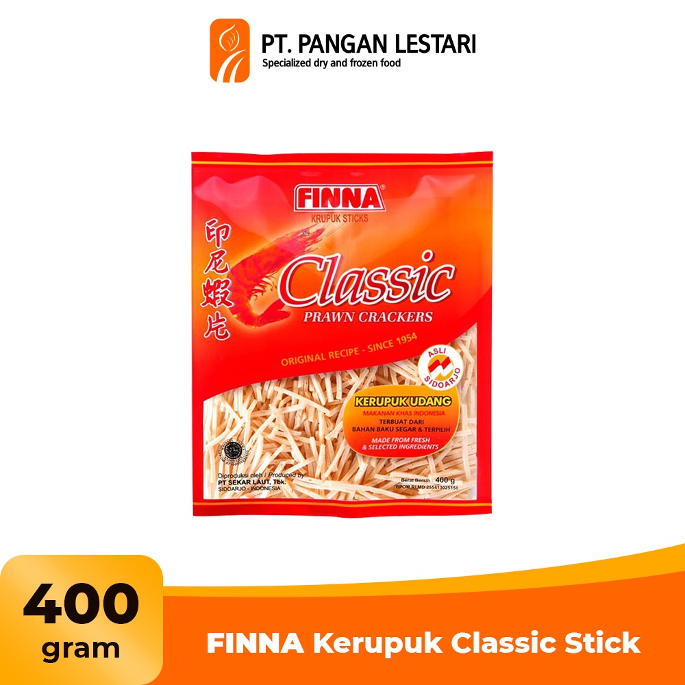 Jual FINNA Kerupuk Udang Classic Stick 400 gr | Shopee Indonesia