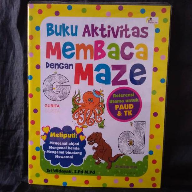 Jual BUKU OBRAL - Buku Aktivitas Membaca dengan MAZE untuk PAUD & TK ...