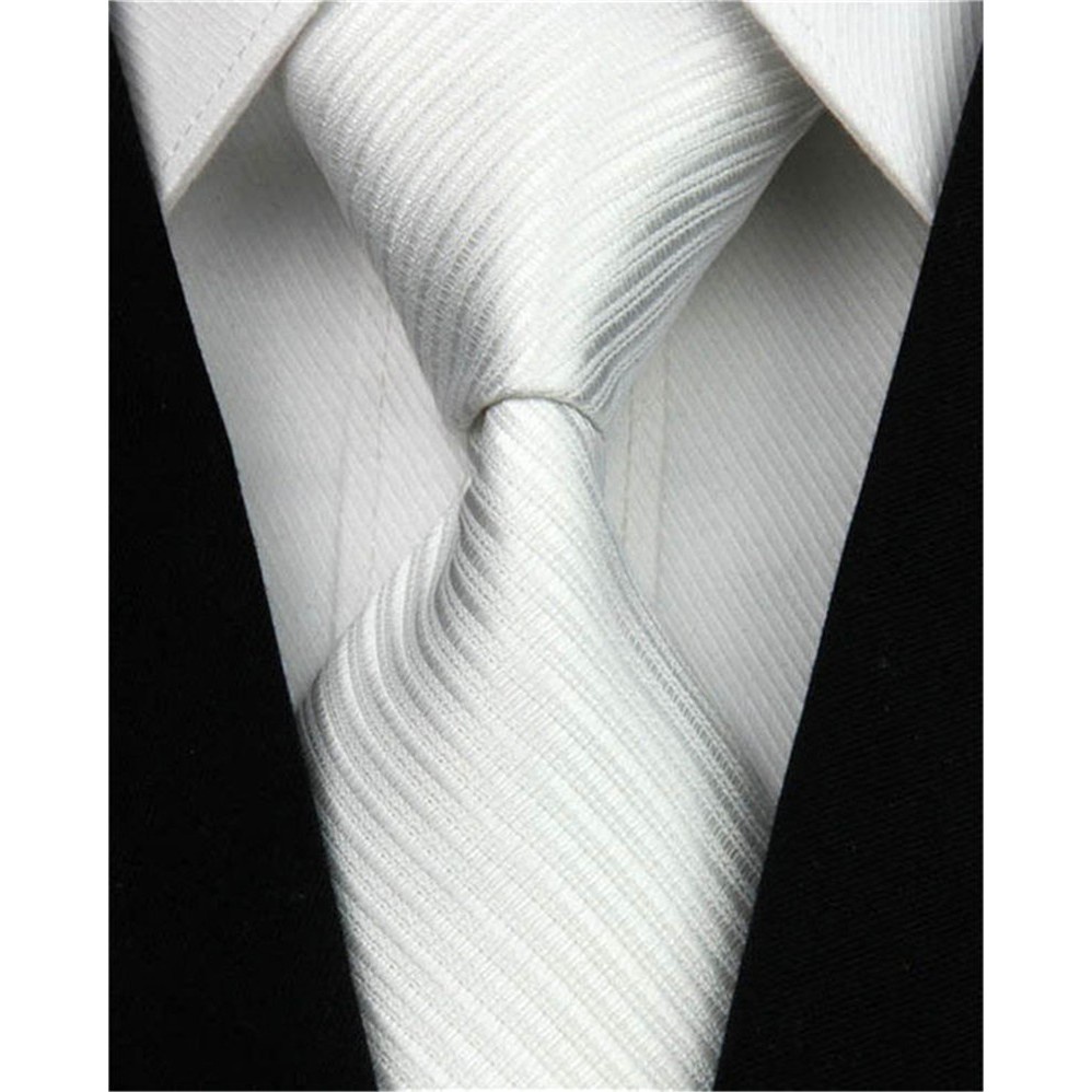 Jual Dasi Kantor Pria Motif Salur Abu Terang Kain Satin COD Tyrone ...
