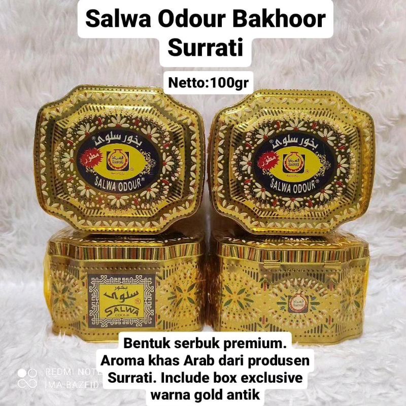 Jual Salwa Odour Surrati bakhoor 100gr surati bakhour bakhur bukhur ...