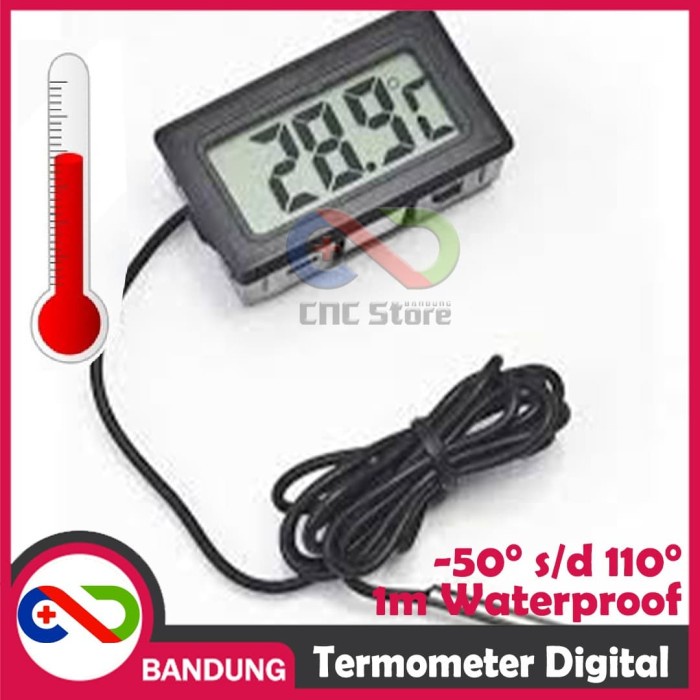 Jual TERMOMETER DIGITAL THERMOMETER -50 - 110C CELCIUS PROBE 1M ...