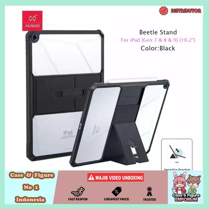 Jual Bagus Case iPad 9 10.2 2021 Xundd Hybrid BeetleStand Bumper Casing ...