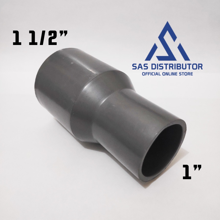Jual Vlok Sok 1 1/2 x 1" inch PVC Soket /Reducer Sok / Plok Sok 1 1/2 x ...