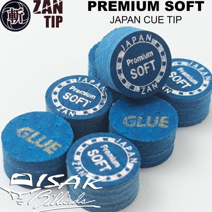Jual NEWPRODUK ZAN PREMIUM SOFT - 14MM JAPAN LAMINATED CUE TIP POOL ...