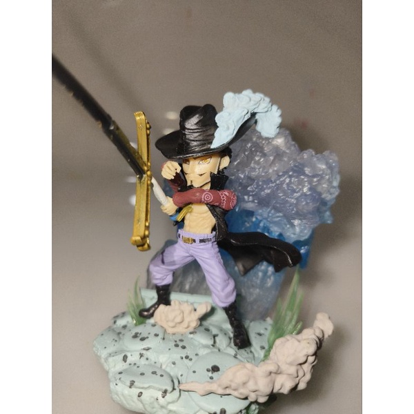 Jual (one piece) (no box) action figure anime statue chibi mihawk ...
