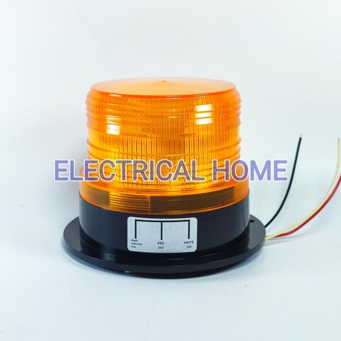 Jual Rotary Lamp N-5095 Led 4" Kuning 12Vdc/24Vdc With Magnet Star ...