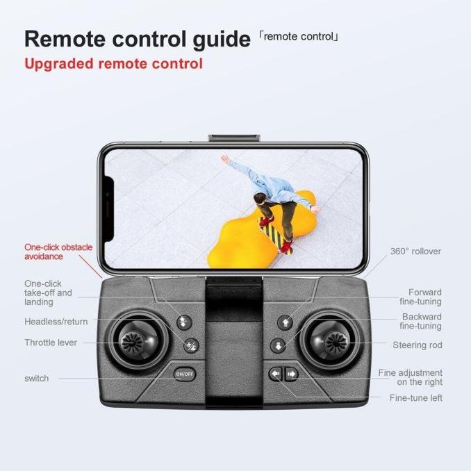 Jual Rc Drone E99 K3 Pro 4K Dual Kamera Avoid Obstacles Wifi Fpv ...