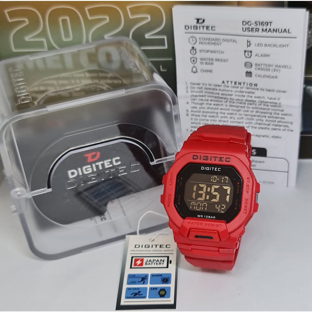 Jual Jam Tangan Digitec Dg 5169 / Dg-5169T / Dg5169T / Dg5169 / Dg ...