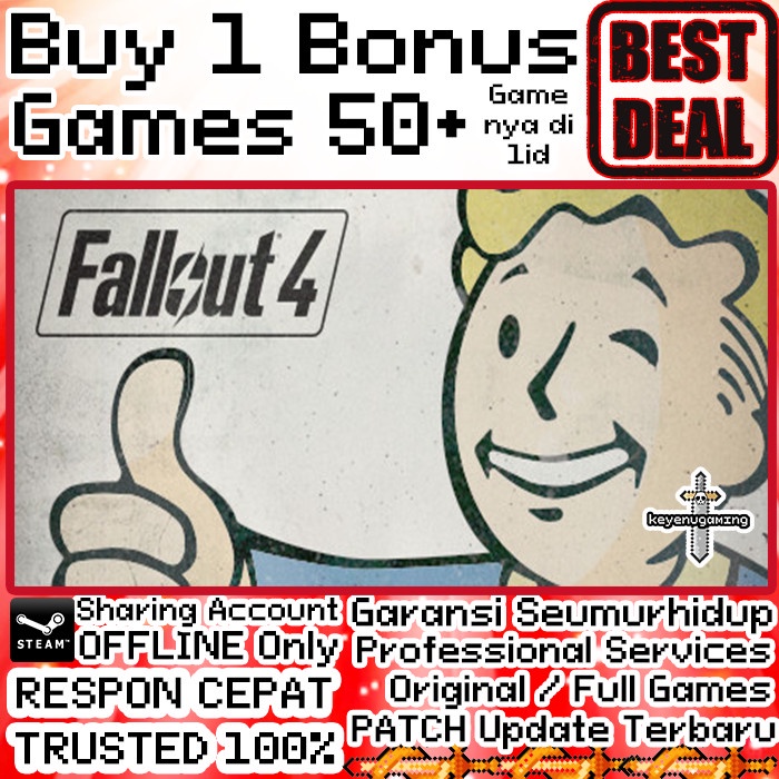 Jual Fallout 4: Game of the Year Edition Buy 1 Get 50 GAME Original PC ...