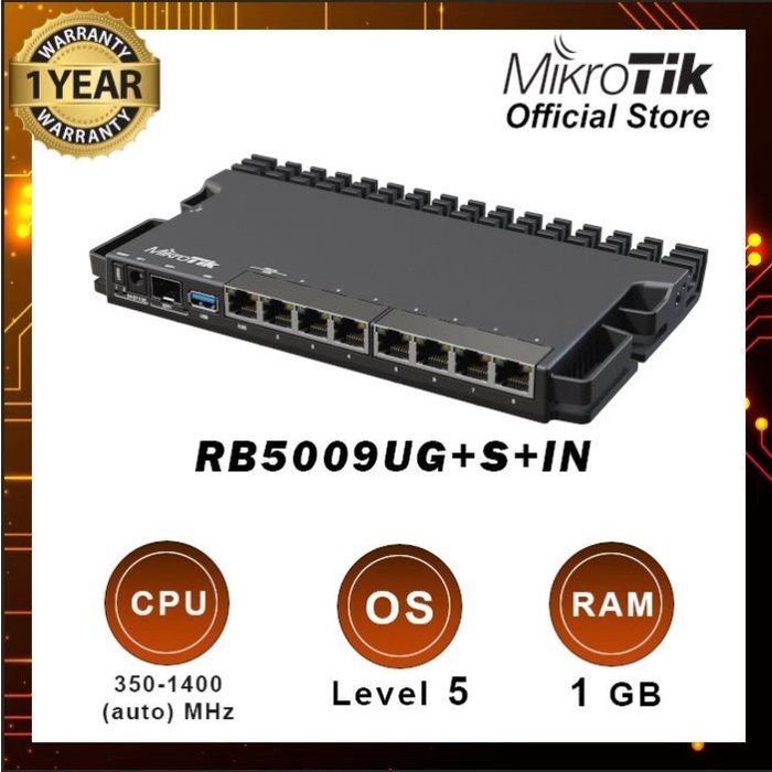Jual MikroTik RB5009UG+S+IN RB 5009 router | Shopee Indonesia