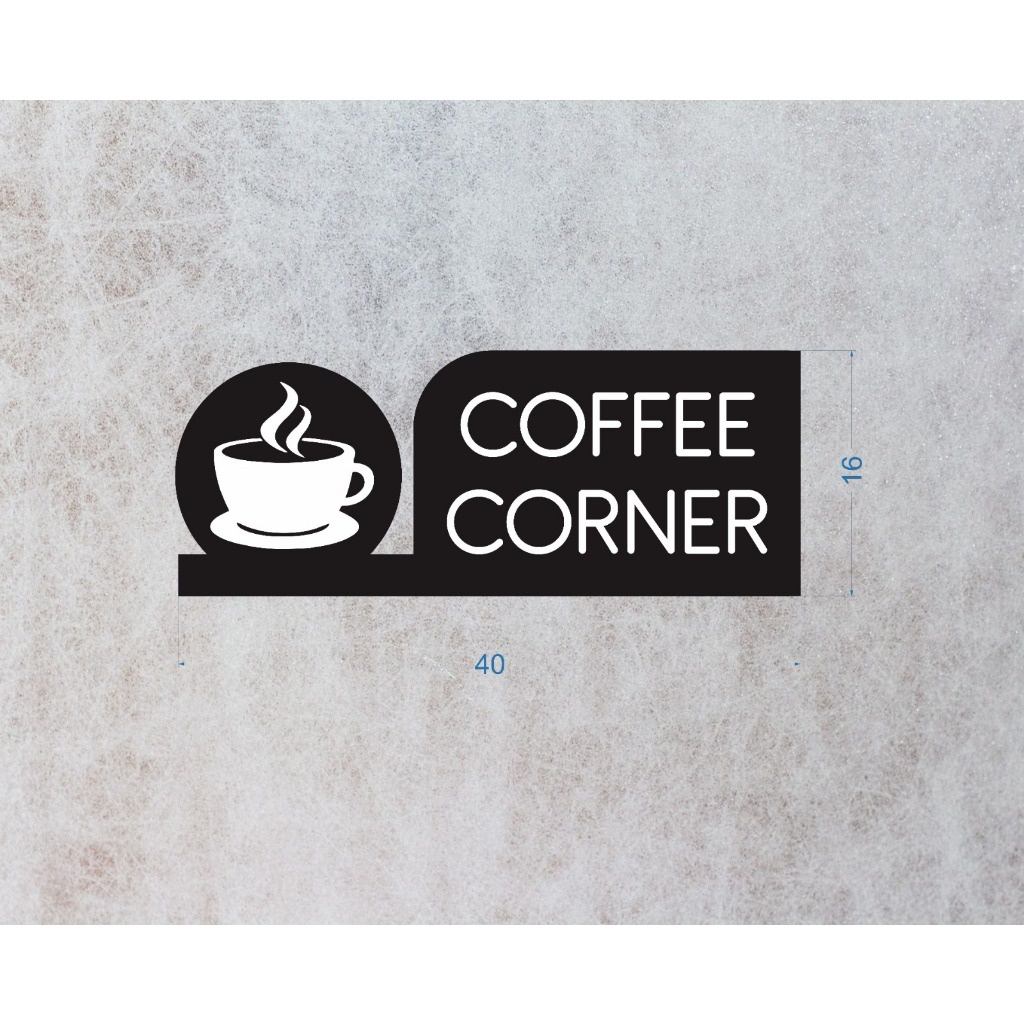 Jual Akrilik Sign Coffee Corner Custom | Shopee Indonesia