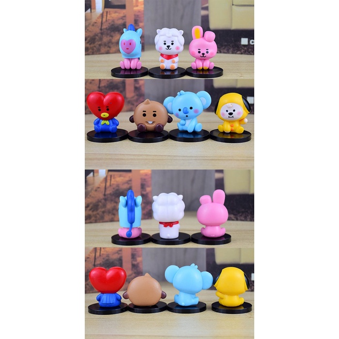 Jual Action Figure Bts Bt21 Army Bangtan Boys Kpop Idol Model Topper Cake A | Shopee Indonesia
