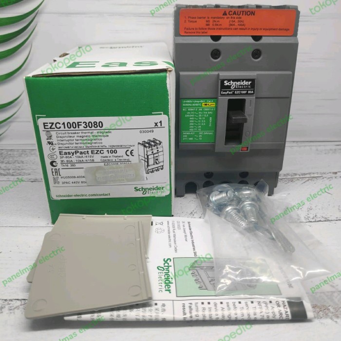 Jual Promo Schneider Mccb 10Ka Ezc100F 3P 80A Ezc100F3080 | Shopee Indonesia