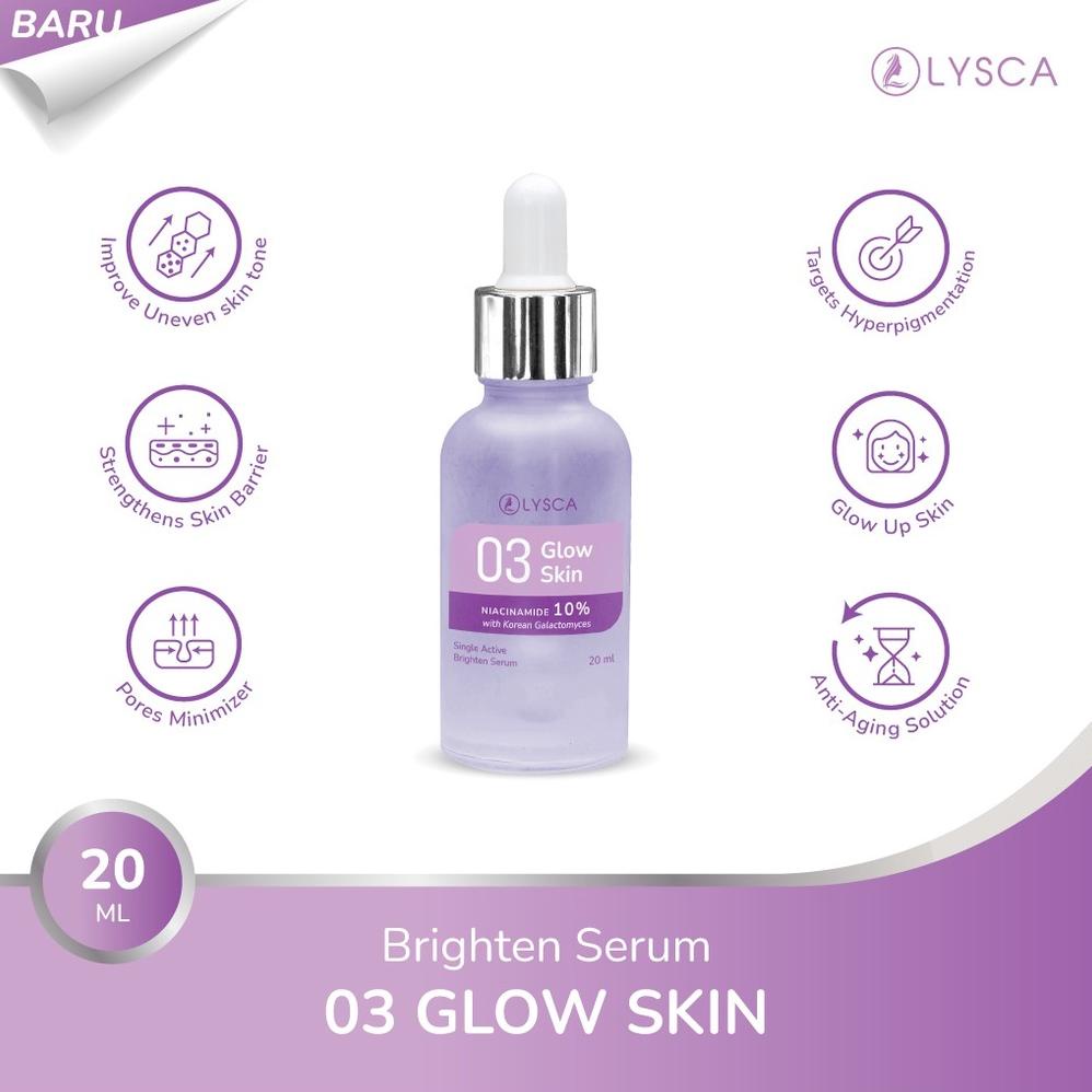 Jual Lysca 03 Glow Skin Niacinamide 10% + Korean Galactomyces ...
