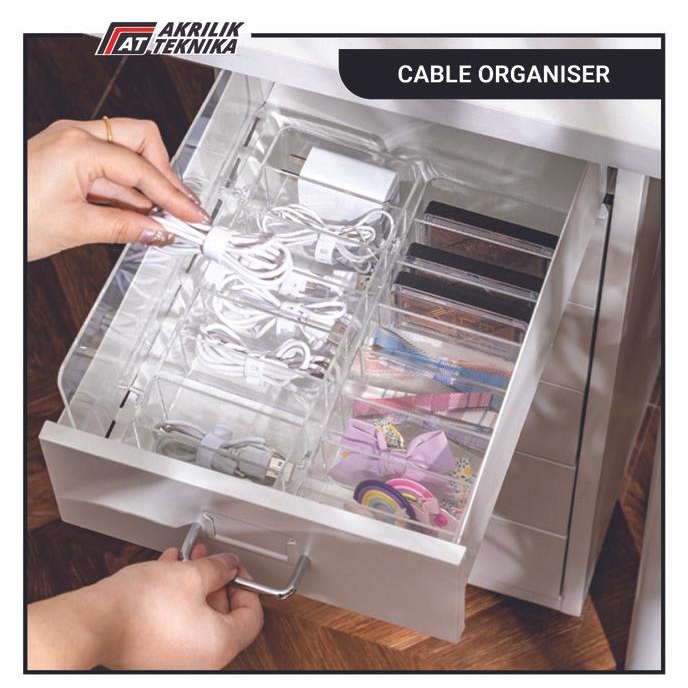 Jual mit TEMPAT KABEL / CABLE ORGANISER / STORAGE BOX ACRYLIC | Shopee ...