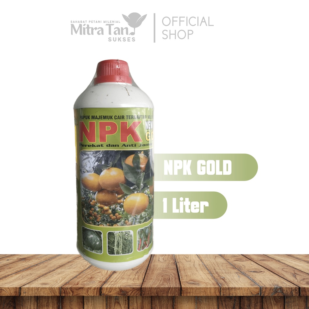 Jual NPK GOLD 1L Pupuk Majemuk Makro & Mikro Nutrisi Tanaman Lengkap ...