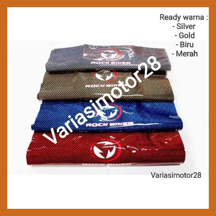 Jual KULIT JOK CARBON ROCK BIKER / SARUNG KULIT JOK MOTOR UNIVERSAL ...