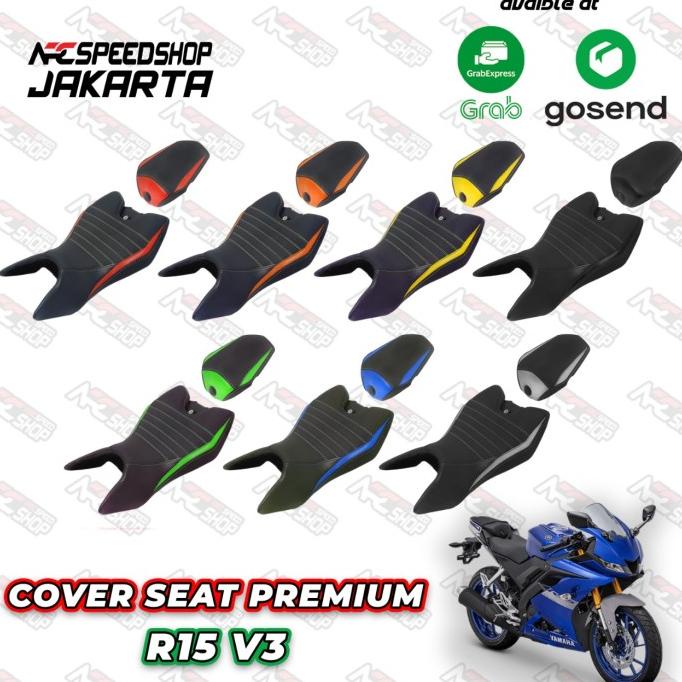 Jual Sarung Jok / Cover Seat Kulit Luimoto Replica Yamaha R15-V3 Black ...