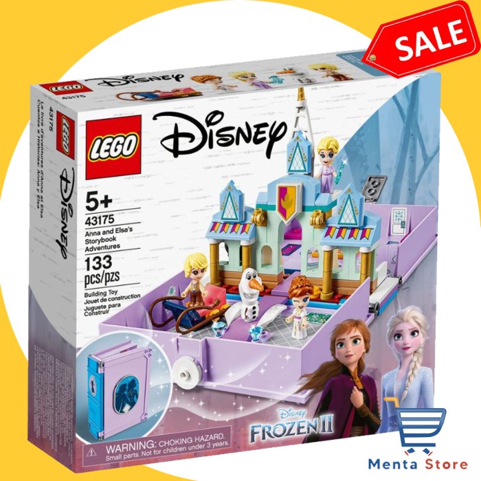 Jual LEGO Disney 43175 Anna and Elsa's Storybook Adventures Frozen ...