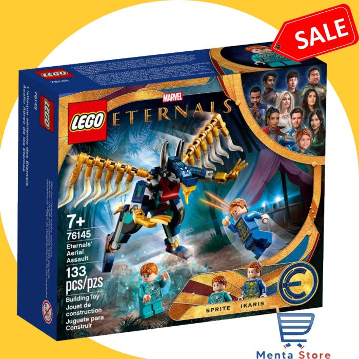 Jual LEGO Marvel 76145 Eternals Aerial Assault Studios Young ...