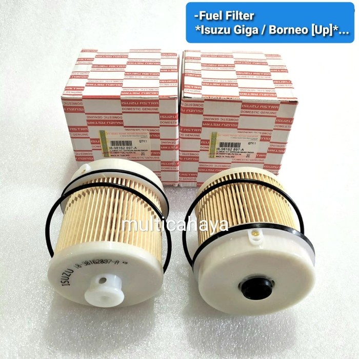 Jual Saringan/ Filter Solar Isuzu Giga Borneo Up Atas 8-98162-897 Kode ...