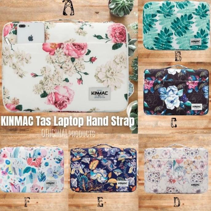 Jual KINMAC tas laptop bag motif design flower sleeve case 13 14 15.6 ...