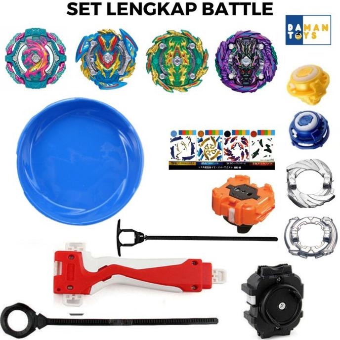 Jual Gasing Beyblade Burst 4 in 1 Set Gasing beblade Bonus Arena ...