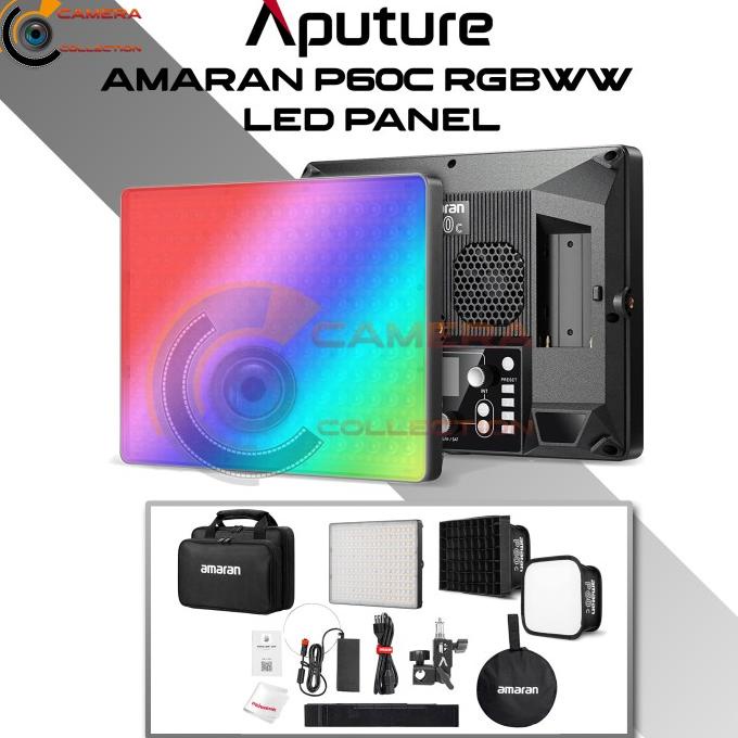 Jual Aputure Amaran P60C RGBWW LED Panel / amaran P60C RGBWW LED 60W ...