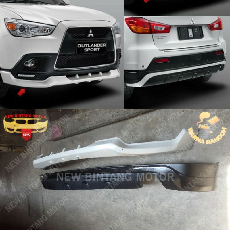 Jual Bodykit mitsubishi outlander sport ralliart 2010 2012 original ...