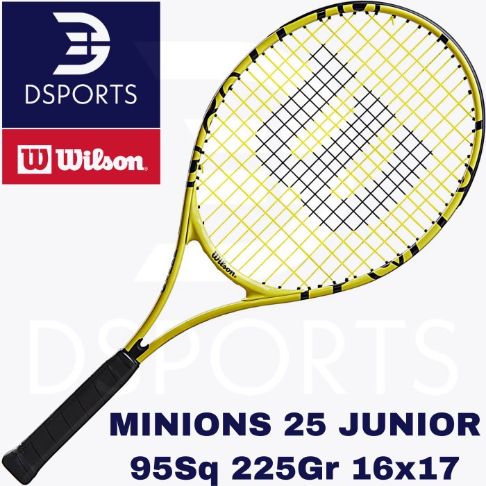 Jual Promo Wilson Minions 25 Junior 225 Gr Anak Jr ( Racket Tennis ...