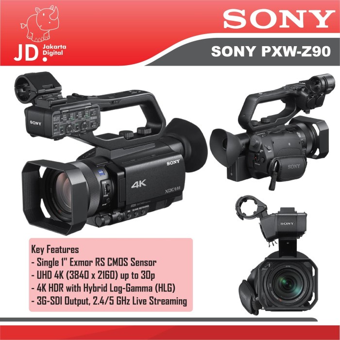 Jual SONY PXW-Z90 4K PROFESSIONAL CAMCORDER | Shopee Indonesia