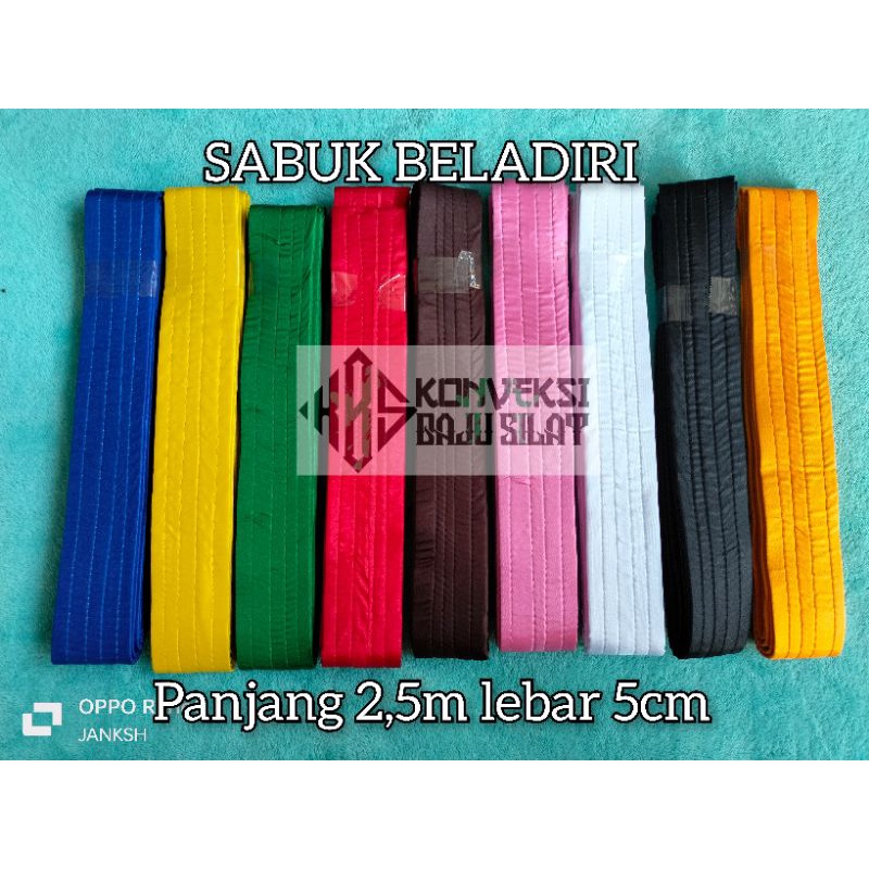 Jual SABUK PENCAK SILAT / SABUK KARATE / SABUK TAEKWONDO/ SABUK ...