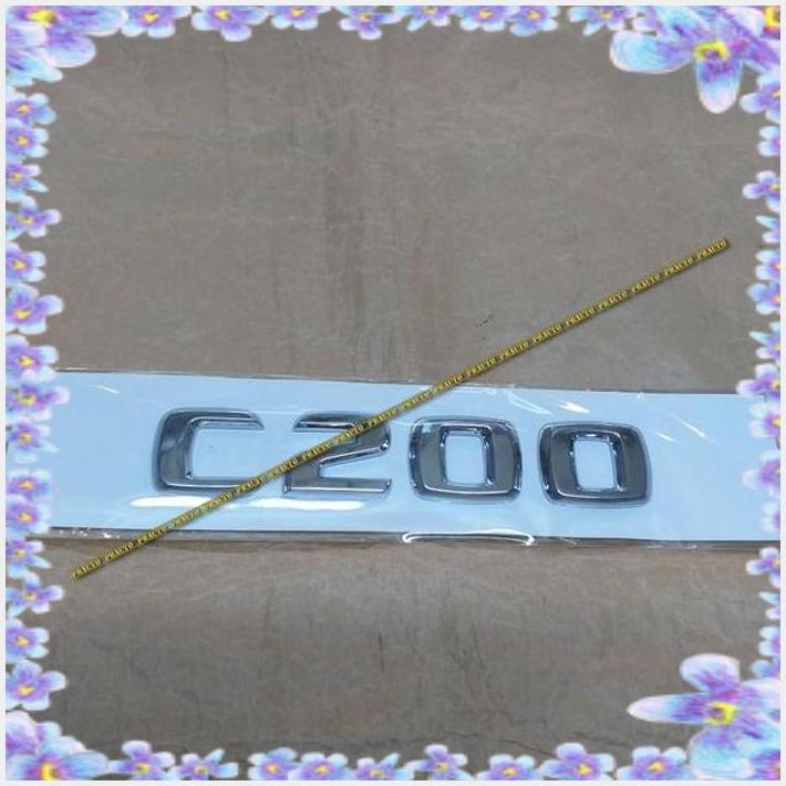 Jual [PBA] EMBLEM TULISAN C200 - EMBLEM LETTER MERCEDES BENZ | Shopee ...