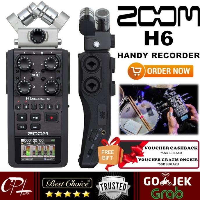 Jual Zoom H6 Handy Recorder Portable | Shopee Indonesia