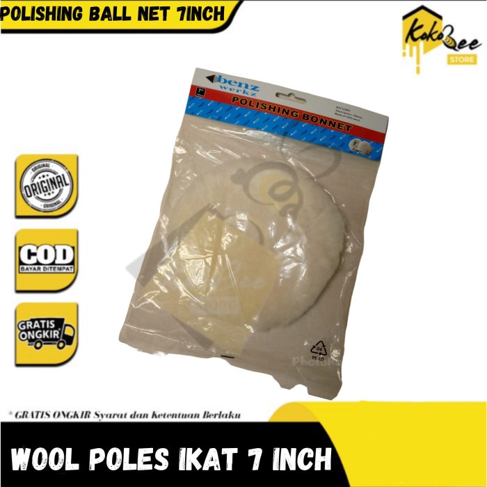 Jual JM- Wool Poles Ikat 7 Inch / Polishing Ball Net 7Inch / Wol Poles ...