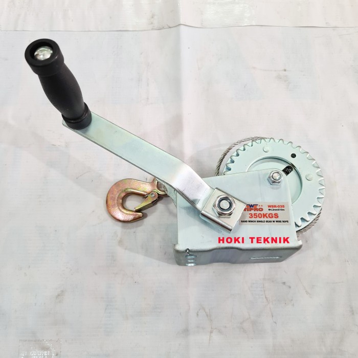 Jual Katrol Manual Kerekan Manual Alat Derek Hand Winch Wipro 350Kg ...