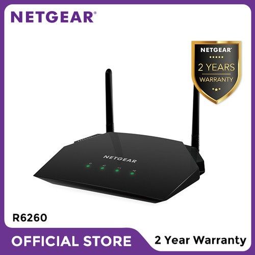 Jual Netgear R6260 Smart WiFi Router Wireless Dual Band Gigabit AC1600 ...