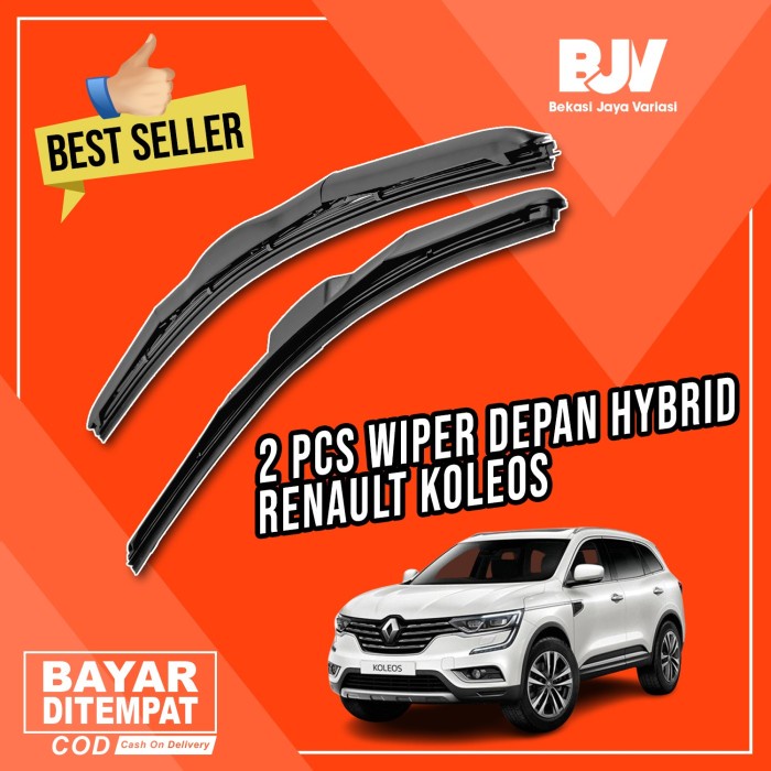 Jual Wiper Model Hybrid Renault Koleos Clear Frameless Mobil 1Set 2Pcs | Shopee Indonesia