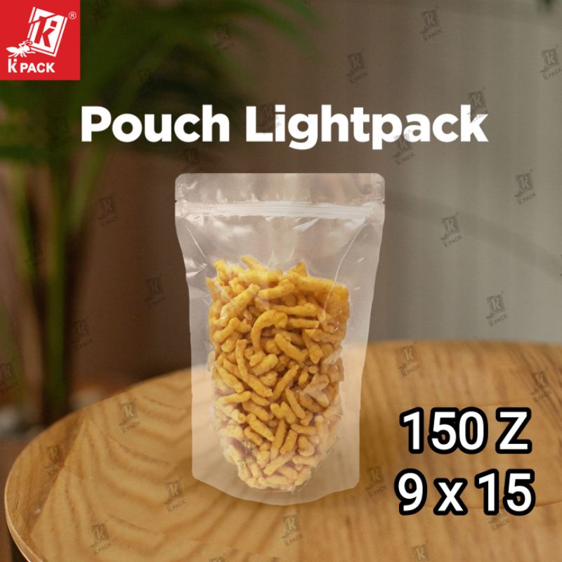 Jual plastik standing pouch 9x15 cm (isi 100PCS) transparan ziplock ...