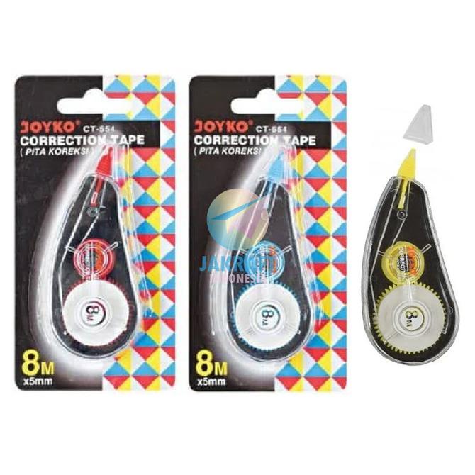 Jual Tipe-X Tipex Tip-Ex Pita Mini Joyko Ct-554 Correction Tape Panjang ...