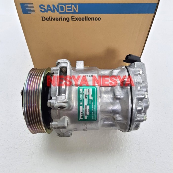 Jual Compresor Compressor Kompresor Ac Mobil Peugeot 407 - Merk Sanden Ori Best | Shopee Indonesia