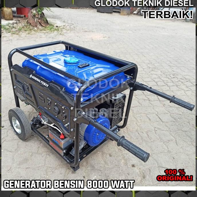 Jual Harga Promo Genset Generator Bensin 8000 7500 W Watt General 4 TAK ...